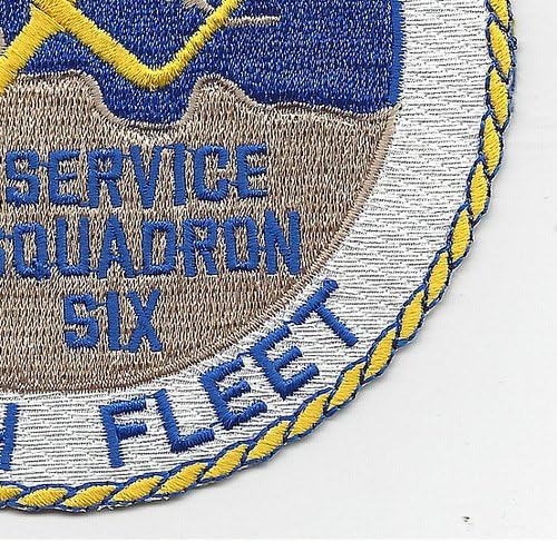 Amazon.com: Service Squadron Six - Sixth Fleet Patch : Clothing, Shoes ...