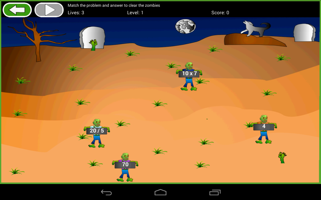 Math Zombie Facts - App on Amazon Appstore