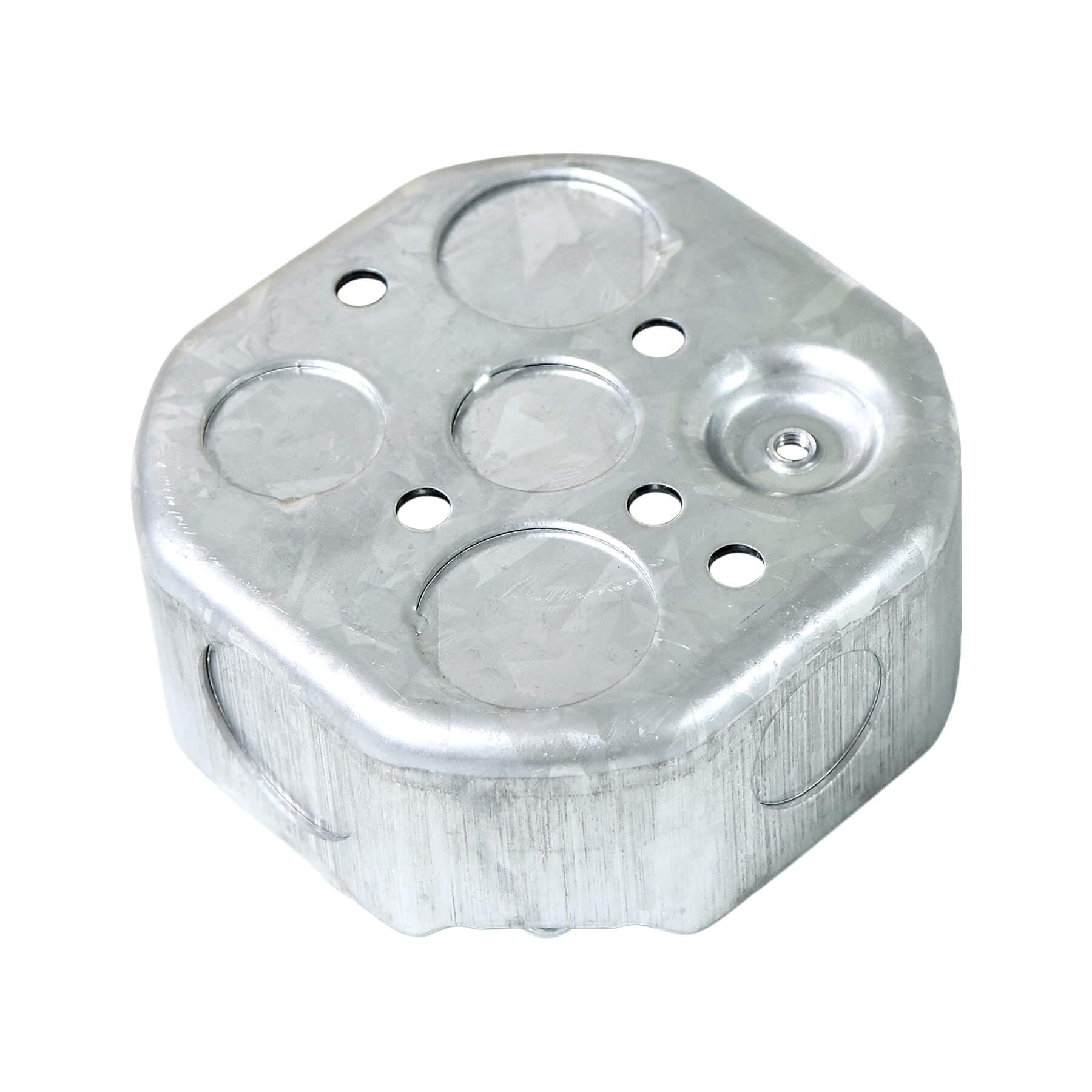 Snapklik.com : 12 Packs Octagon Electrical Box, Raised Ground 1-1/2 ...