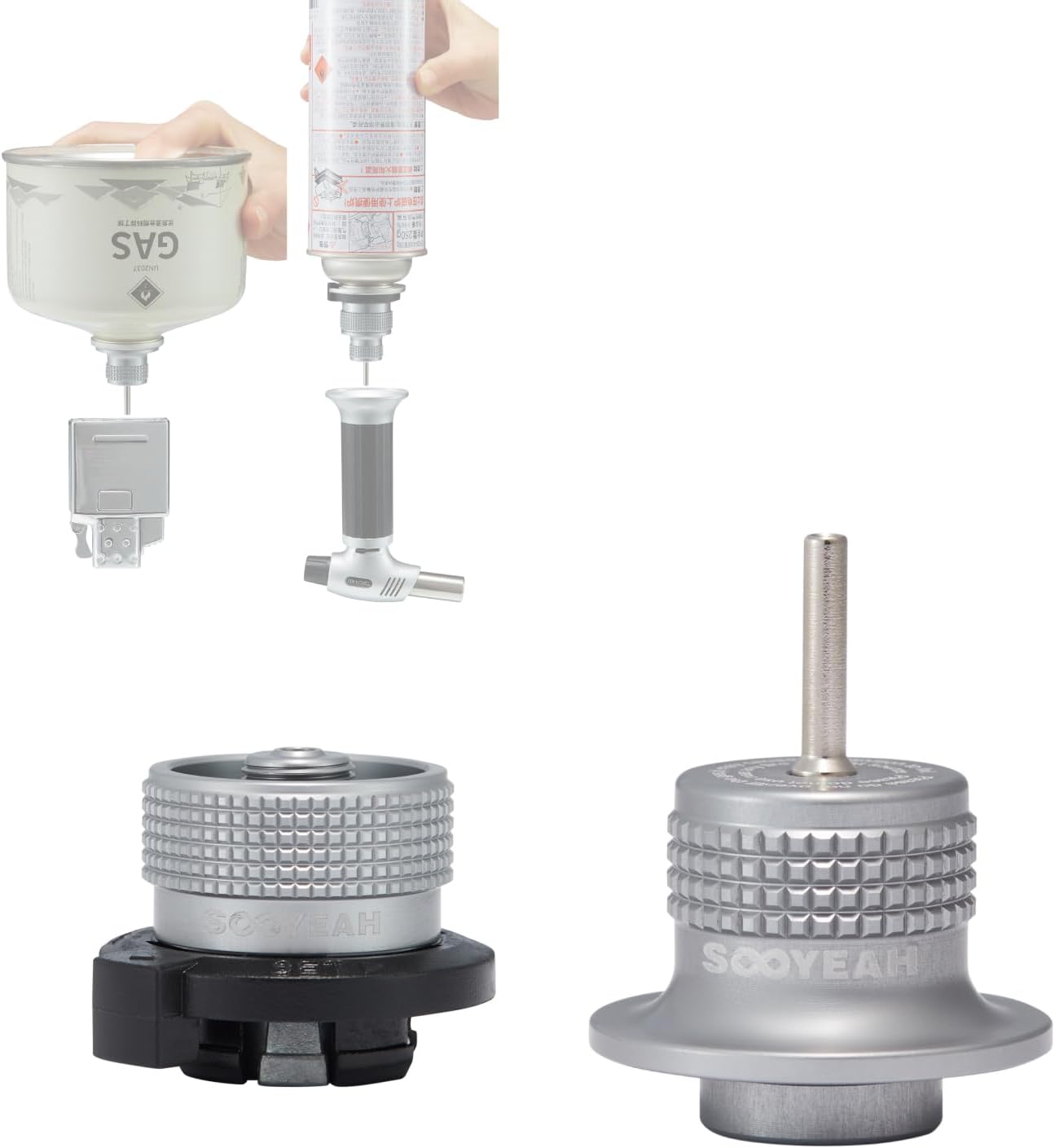 Amazon.com: SOOYEAH Butane/Isobutane Fill Adapter for Lighters and ...