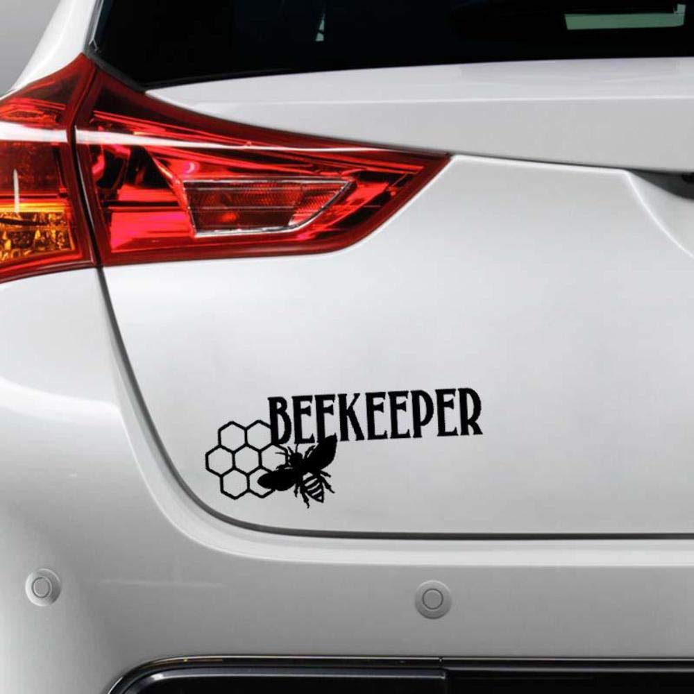 Stukk Stickers Beekeeper Calligraphy Hive & Bee Fun Window Bumper Vinyl ...