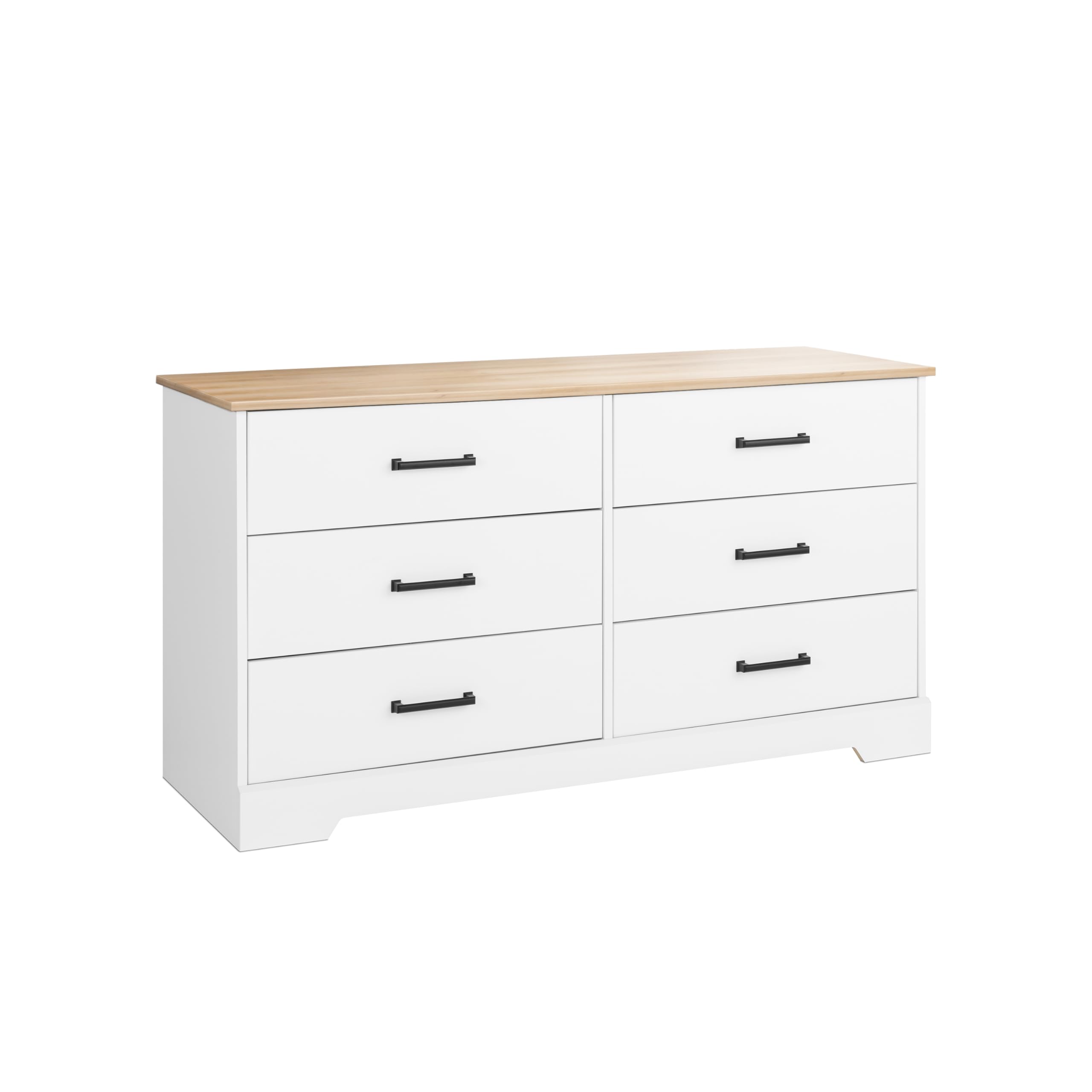Snapklik.com : Rustic Ridge Farmhouse 6-Drawer Chest Of Drawers For ...