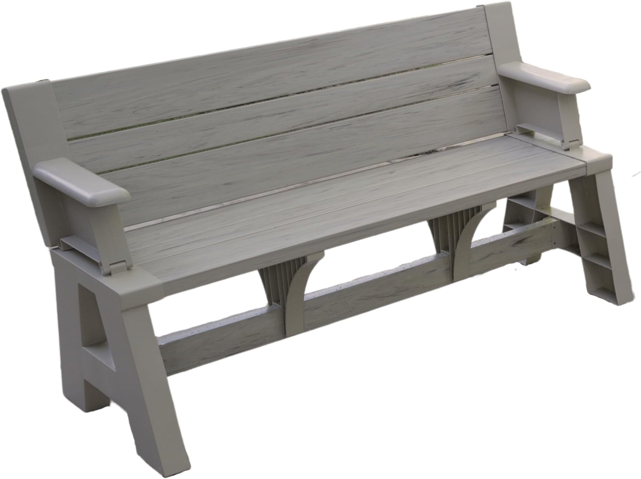 Amazon.com : LIFETIME 60054 Convertible Bench / Table, Faux Wood ...