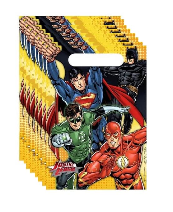 Justice League Birthday Gift Tags Justice League Large Gift Bag