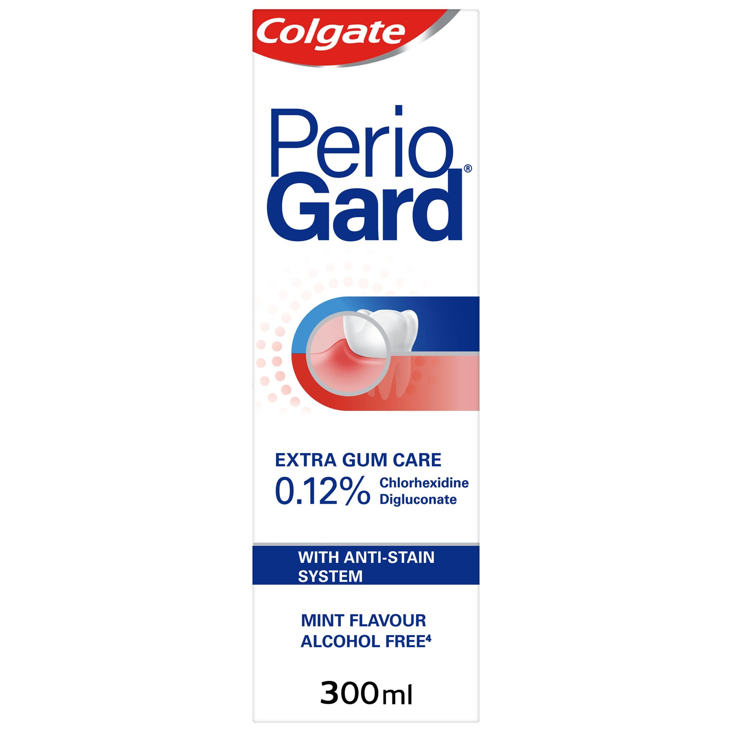 COLGATE PerioGard Chlorhexidine 0.12% Mouthwash 300ml Gum Care ...