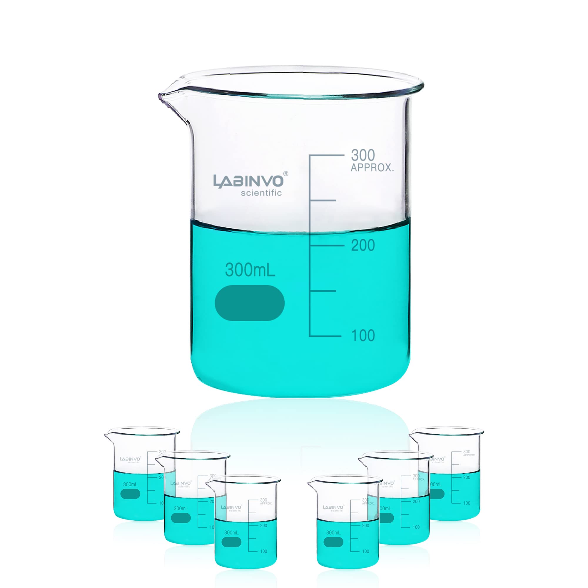 Snapklik.com : LABINVO Low Form Graduated Glass Beaker