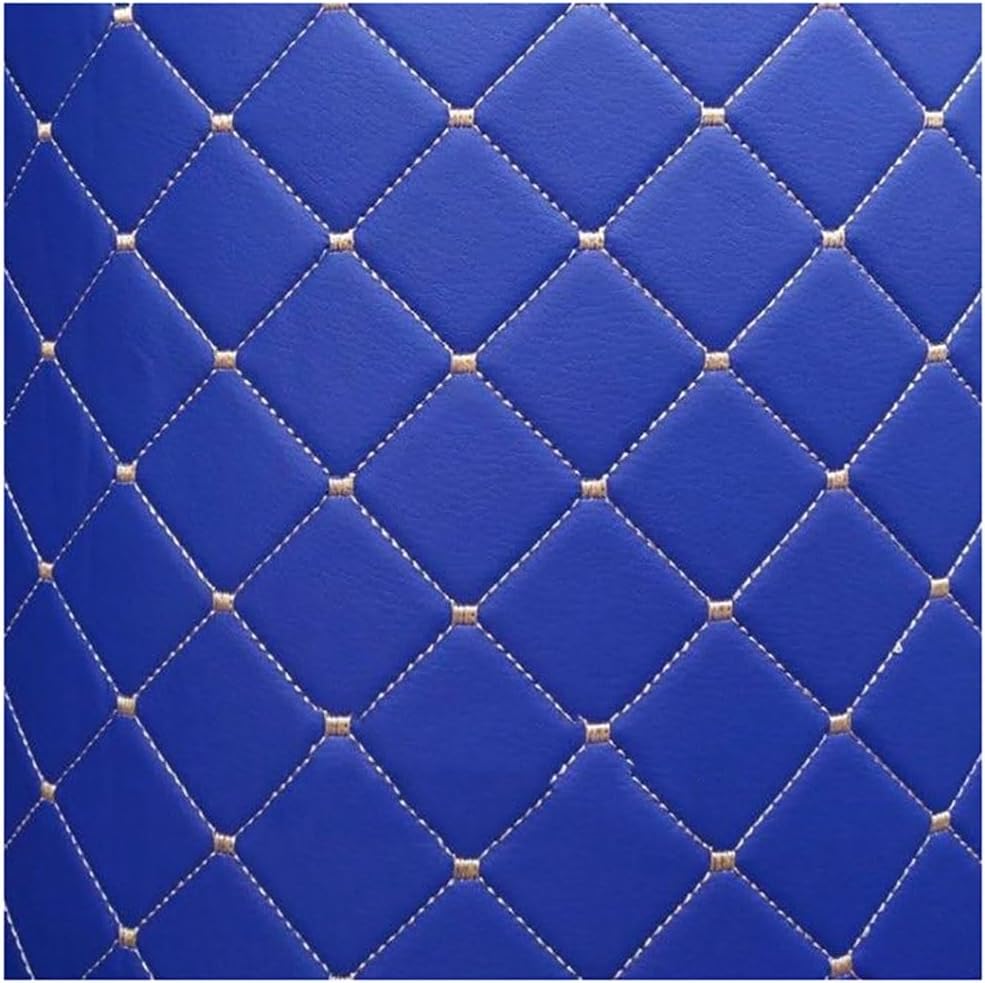 Amazon.com: Leather Fabric Quilted Vinyl Faux Leather Fabric Diamond ...