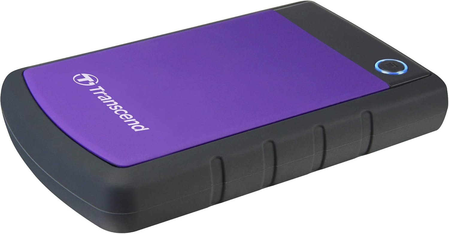Transcend 4TB StoreJet 25H3P USB3.0 Portable Hard Drive Purple ...