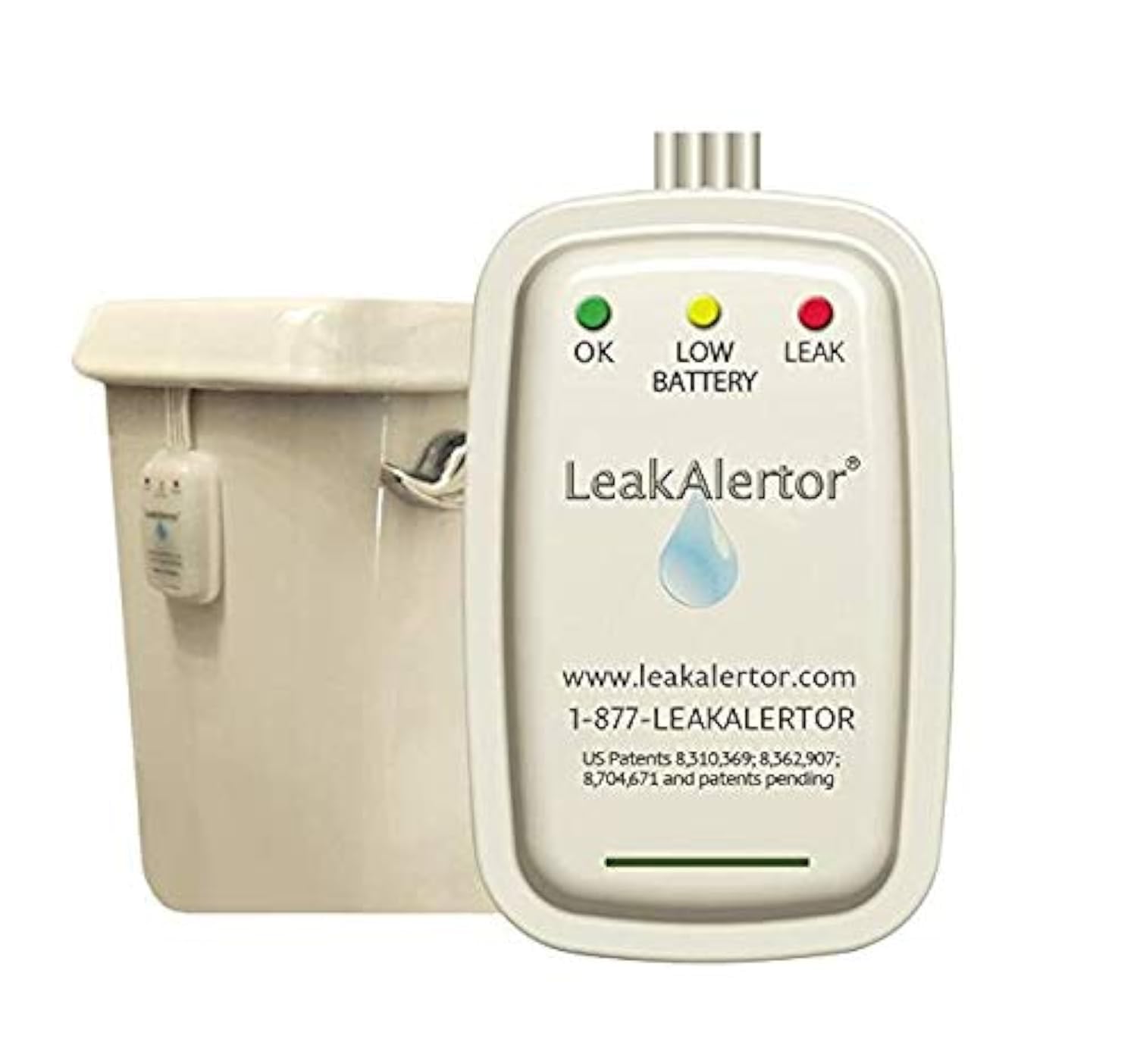 LeakAlertor 6000 Toilet Leak Detector – Installs in Seconds, No Tools ...