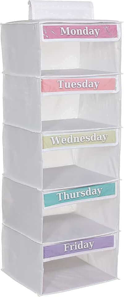Amazon.com: weekly clothes organizer