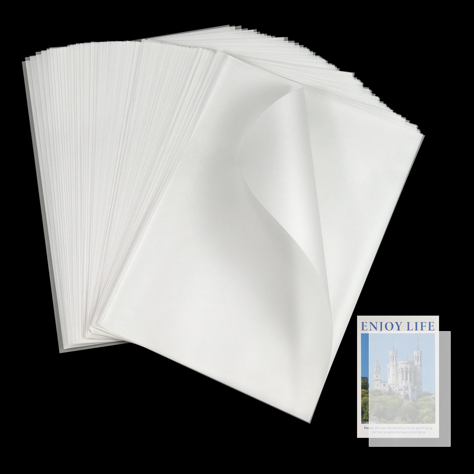 Tracing Paper Sculpture 50Sheets A4 Tracing Paper White Translucent