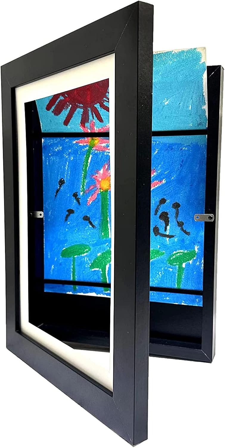 Miurixo Kids Art Frames Front Opening Holds 150,Kids Artwork Display ...