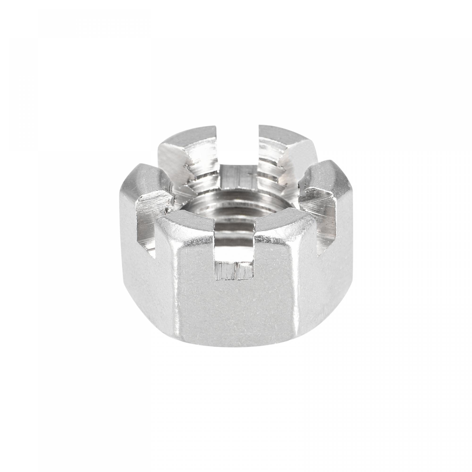 1/2x20 Lug Nuts 4-Pack 5/8-18 UNF Hex Slotted Nuts (Grade 6.8 Zinc ...
