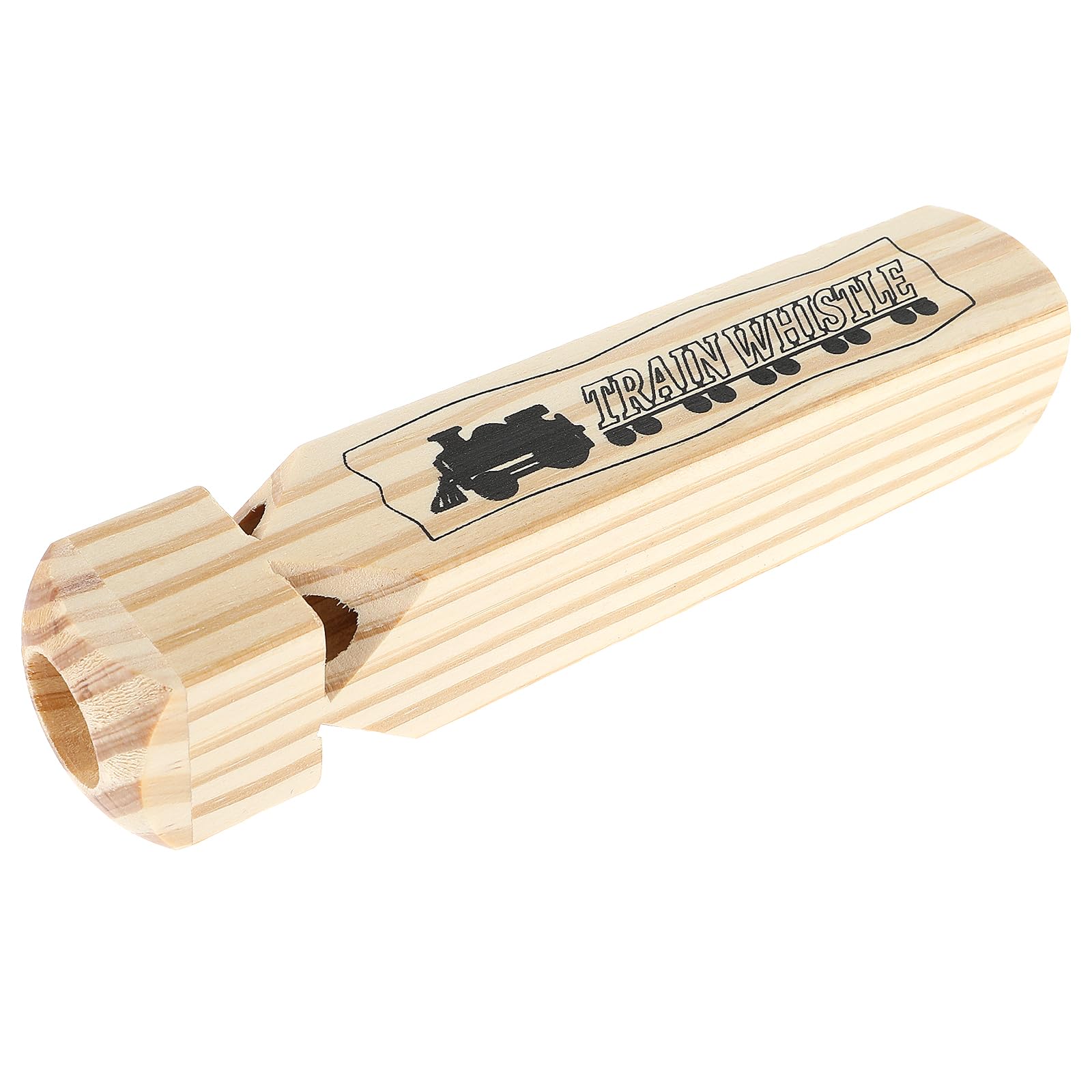 Amazon.com: Train Whistle Noisemakers 4 Tone Solid Wooden Train Whistle ...