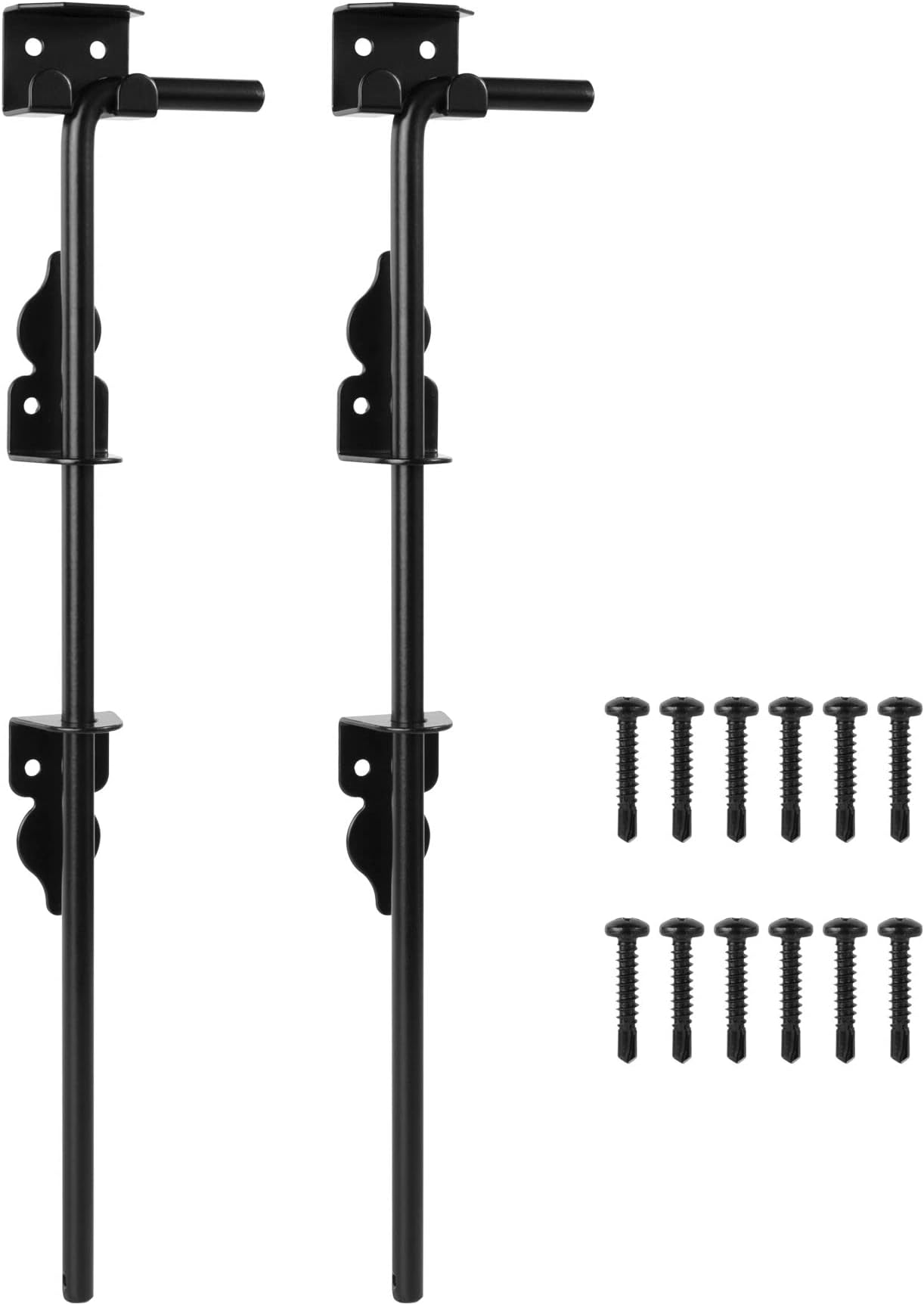 Amazon.com: SANKINS 18" Cane Bolt Drop Rod Heavy Duty Gate Hardware ...