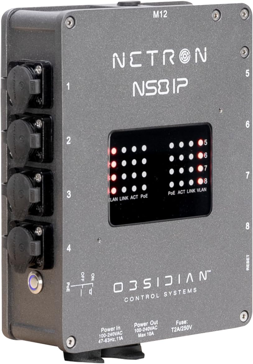 Amazon.com: Netron NS8 IP Outdoor Network Switch : Musical Instruments