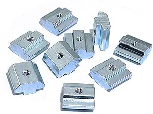 Amazon.com: 15pcs 4545 Series Sliding T Nuts Metric M4 Thread Slide in Hammer Head T-Nut for ...