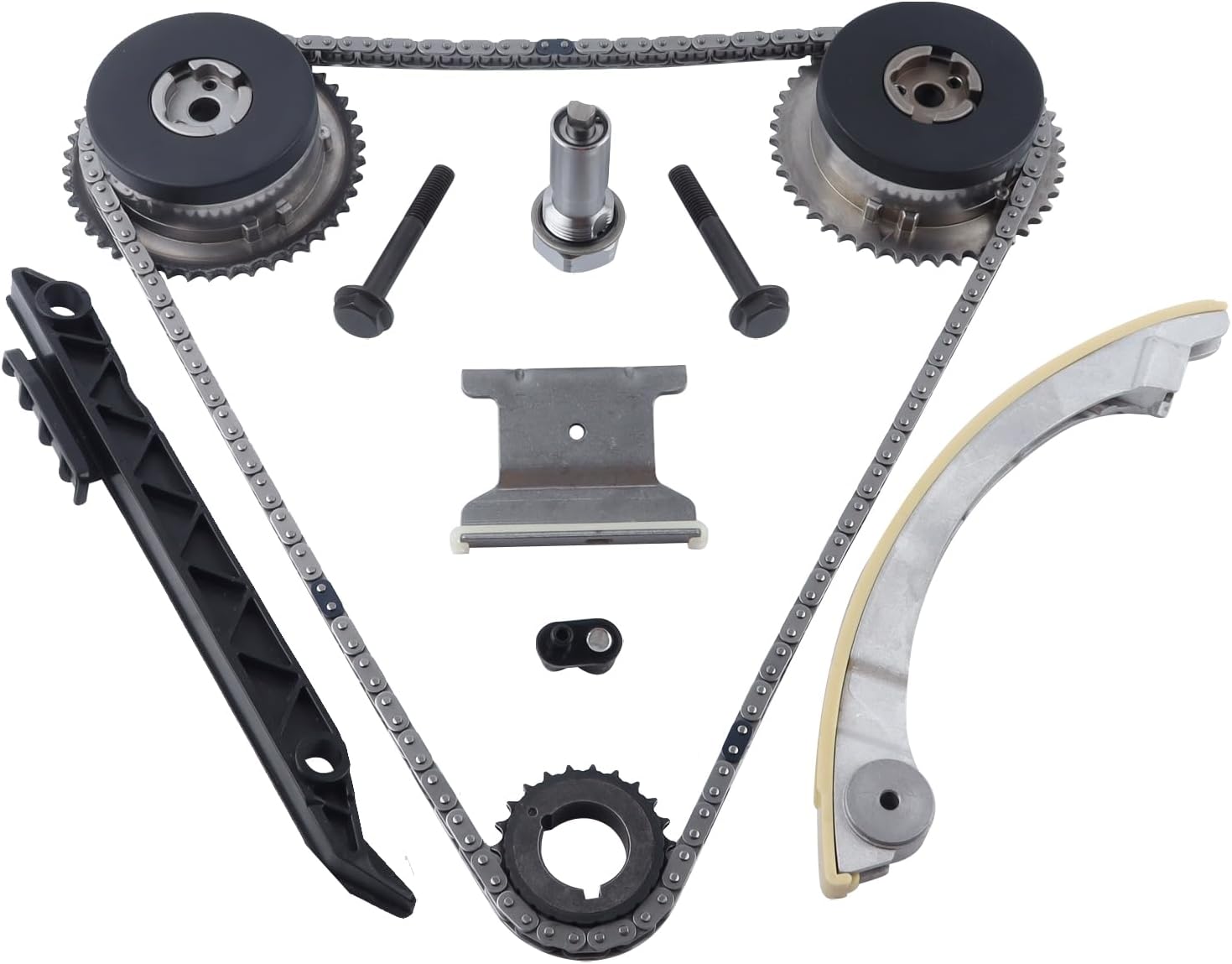 Amazon.com: MISIOEK Timing Chain Kit With Tensioner & Guide & Gear ...