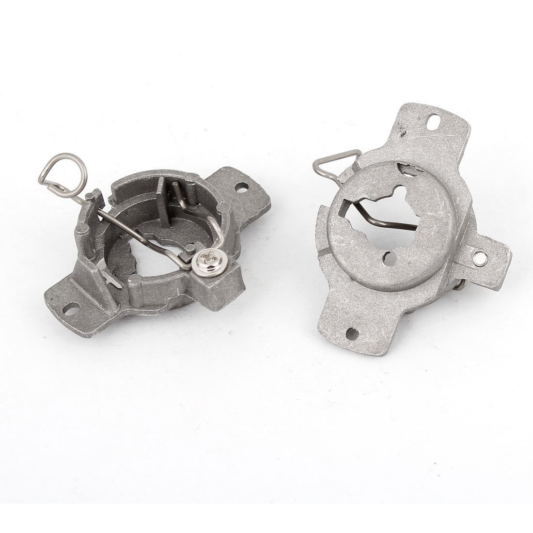 Amazon.com: uxcell Pair Aluminium HID Xenon H1 Bulb Holders Adapters ...