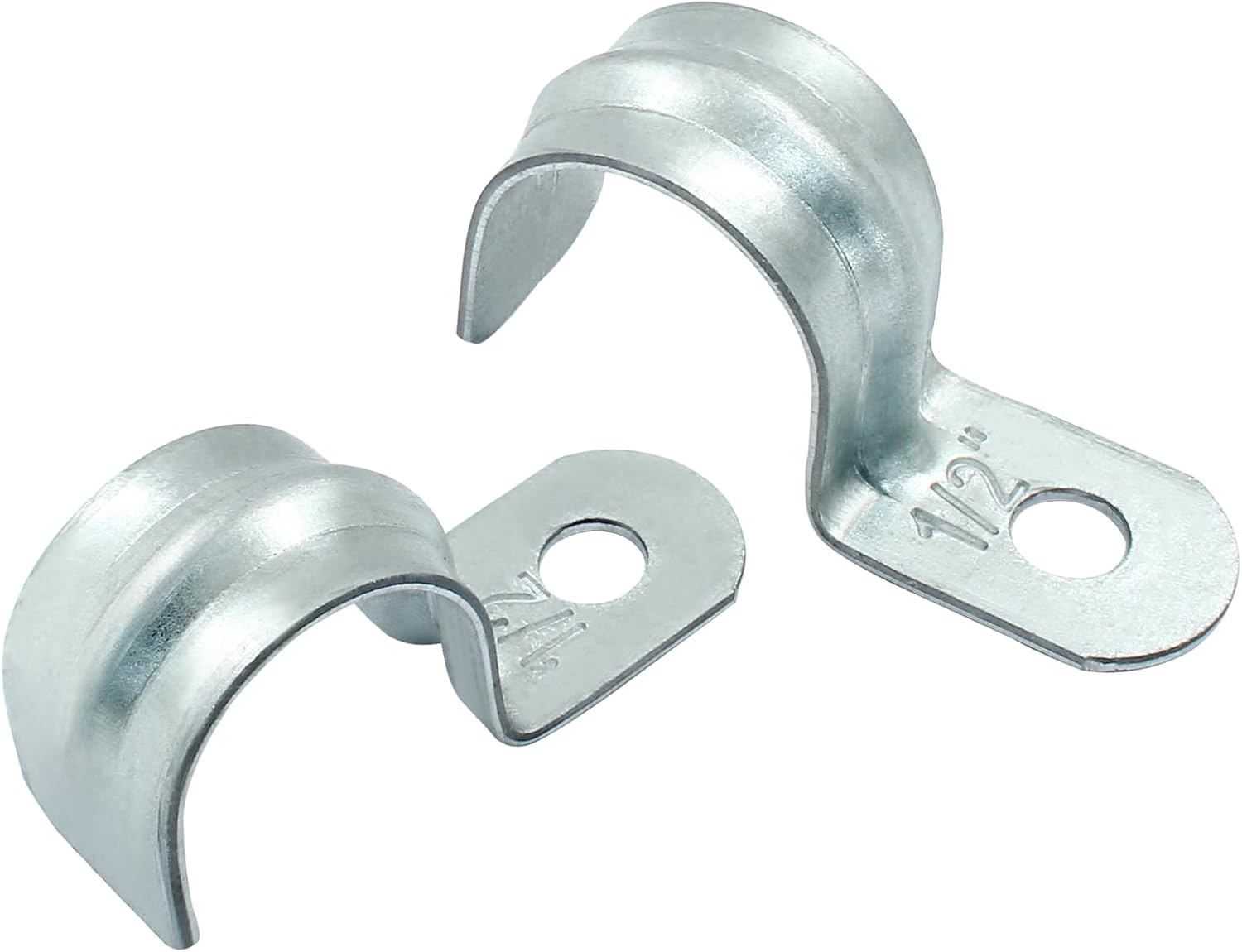 Biaungdo 30 Pcs M20 Rigid Pipe Strap, 3/4 Inch Zinc Plated Steel One ...