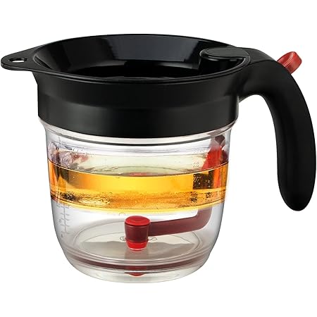 Amazon.com: Cook Army Fat Separator with bottom release, 4-Cup Gravy ...