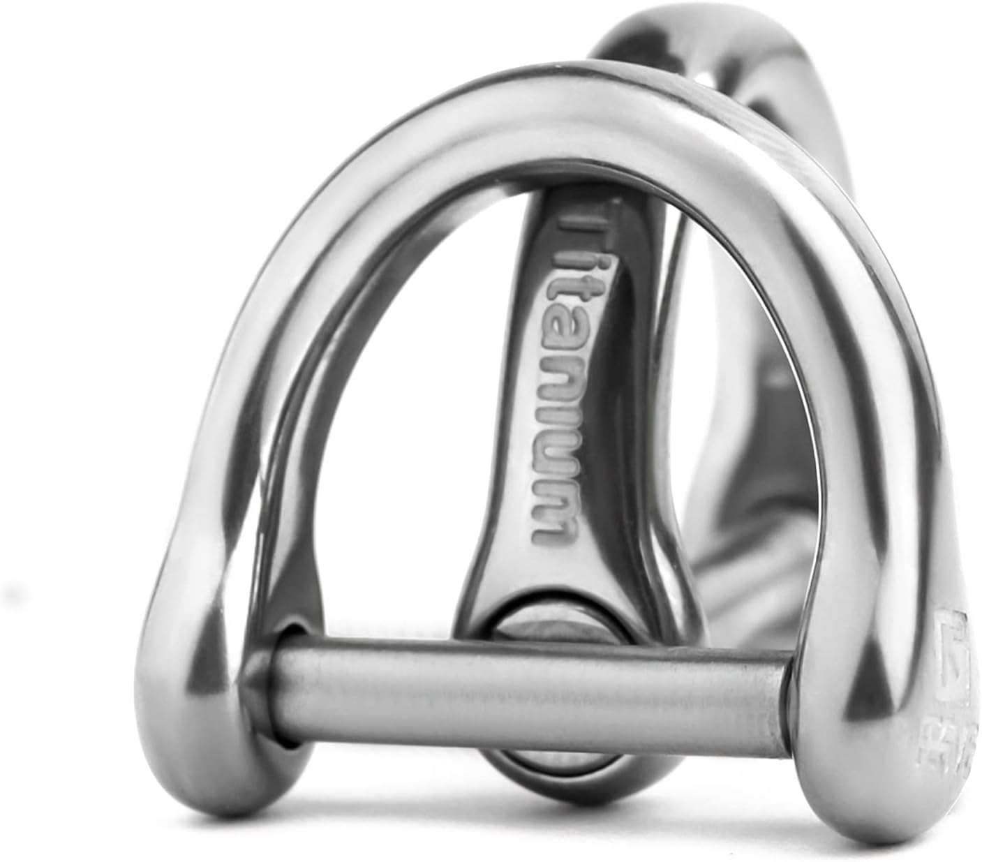 TISUR Titanium D-Rings with Screw Shackle, U Shape Key Chains, Car Keys ...