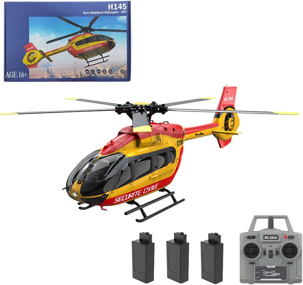 Amazon.com: C190 Remote Control Helicopter for Adults, 1:30 Scale H145 ...