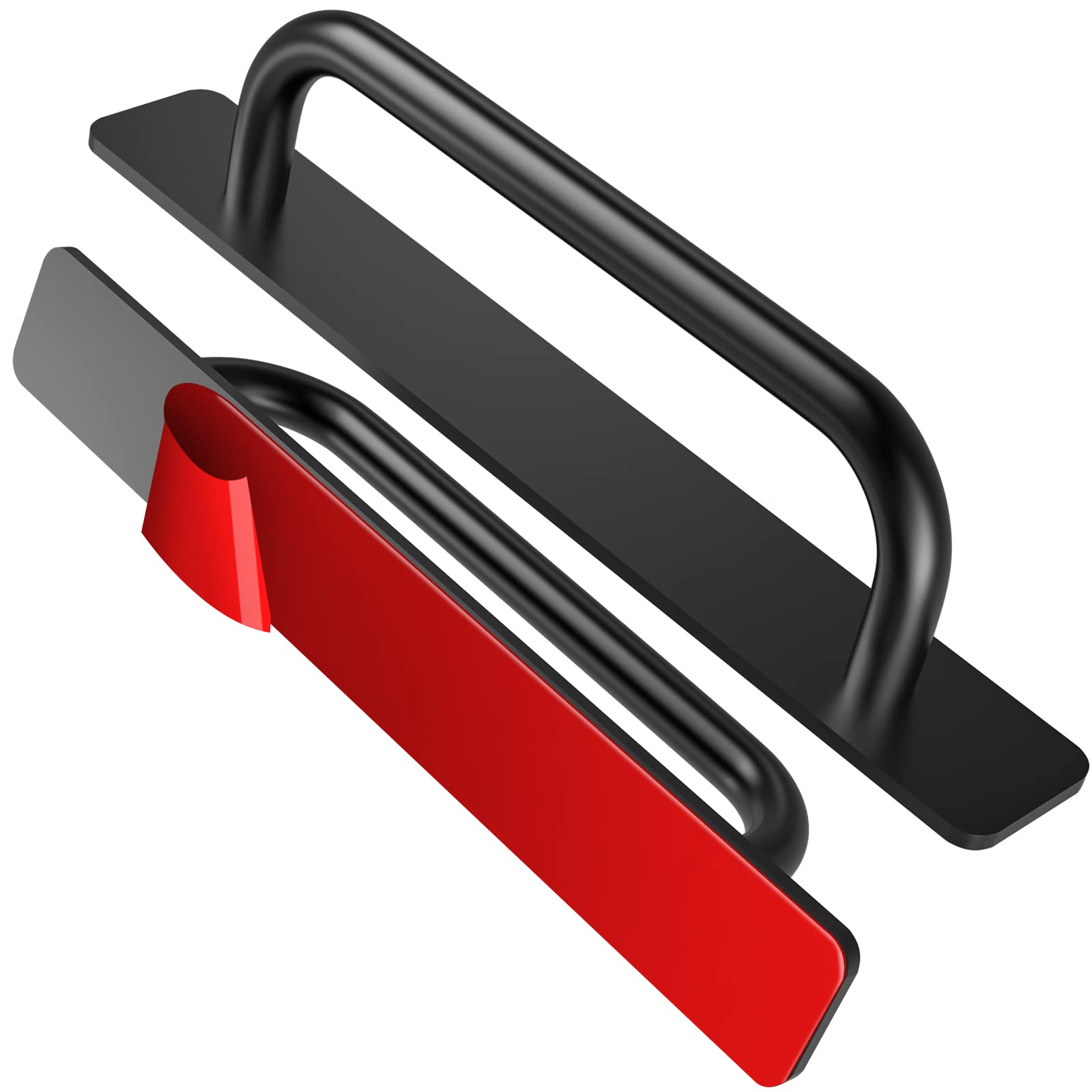 NiHome Self-Adhesive Cabinet Door Handles - 2 Pack of 5.8 Inch Aluminum ...