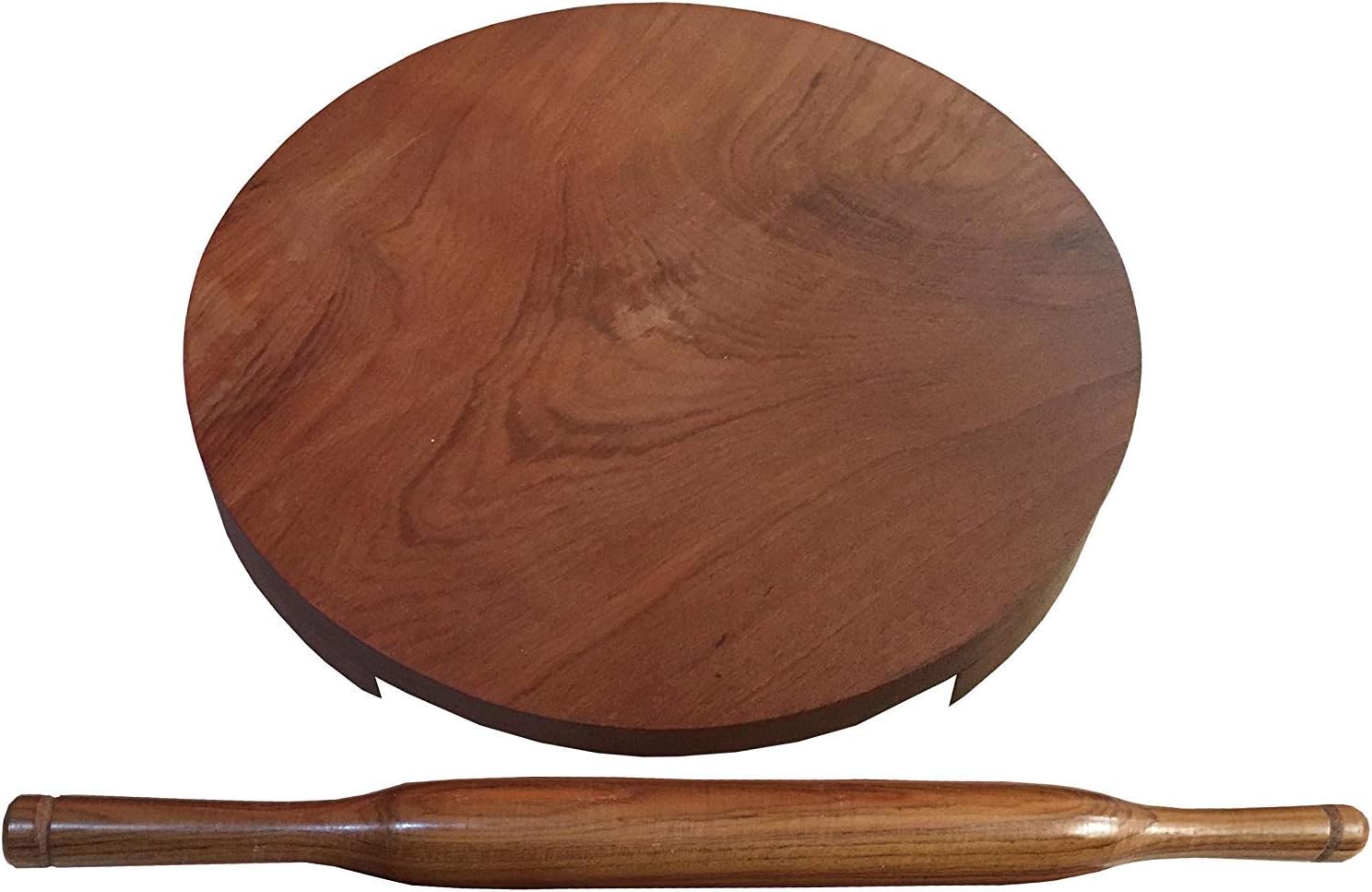 Amazon.com: Wooden Chakla,Serving Board, Round Chapati Chakla, Perfect ...