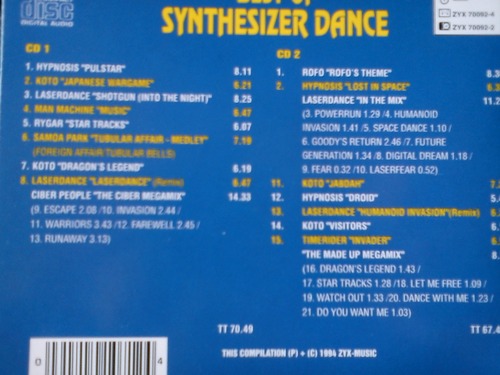 Best Of Synthesizer Dance: Amazon.co.uk: CDs & Vinyl