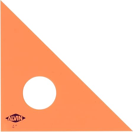 Amazon.com: ALVIN Fluorescent Professional Acrylic Triangle 45/90 ...