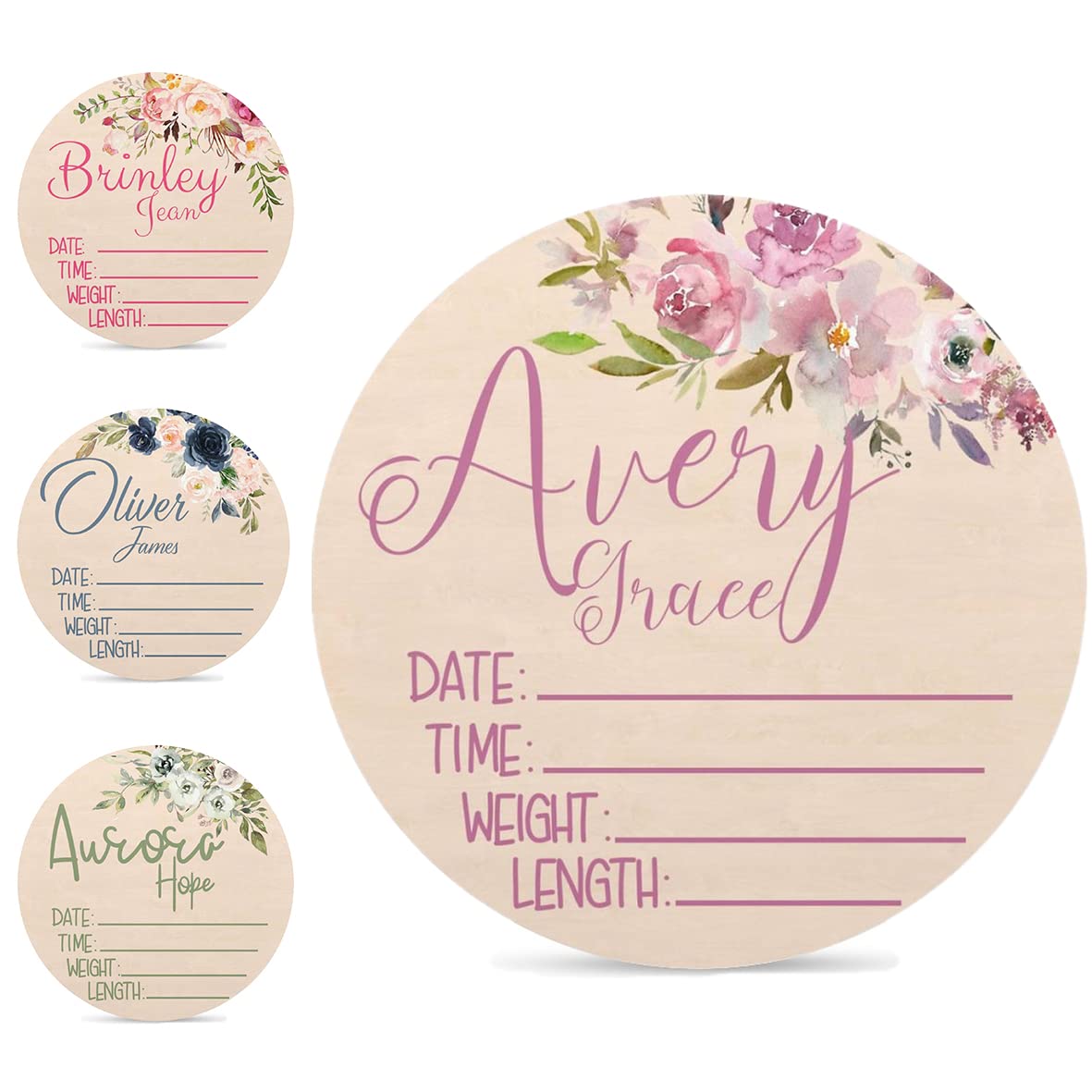 Buy Baby Announcement Sign for Hospital Baby Announcement Sign Boy Girl ...