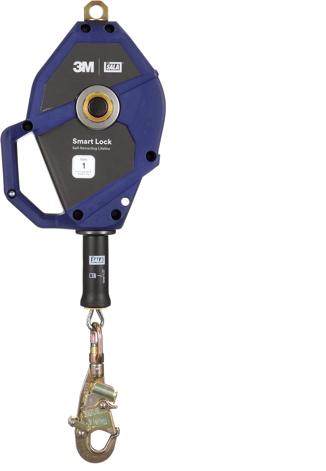 3M DBI-SALA Smart Lock Self Retracting Lifeline 20 ft, Galvanized Cable ...