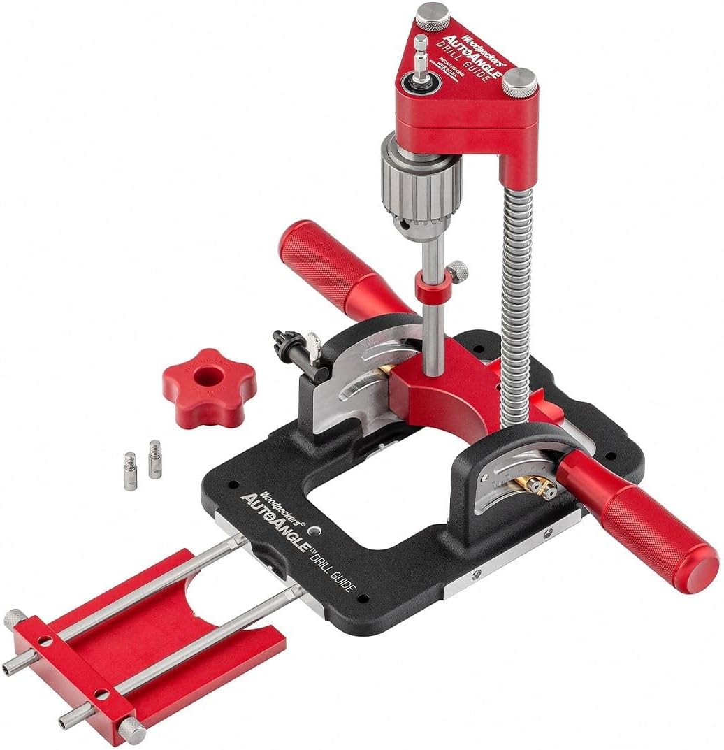 Woodpeckers AutoAngle Drill Guide, Standard, The Ultimate Portable ...