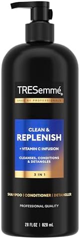 Amazon.com: TRESemmé 3-in-1 Shampoo, Conditioner, & Detangler Clean ...