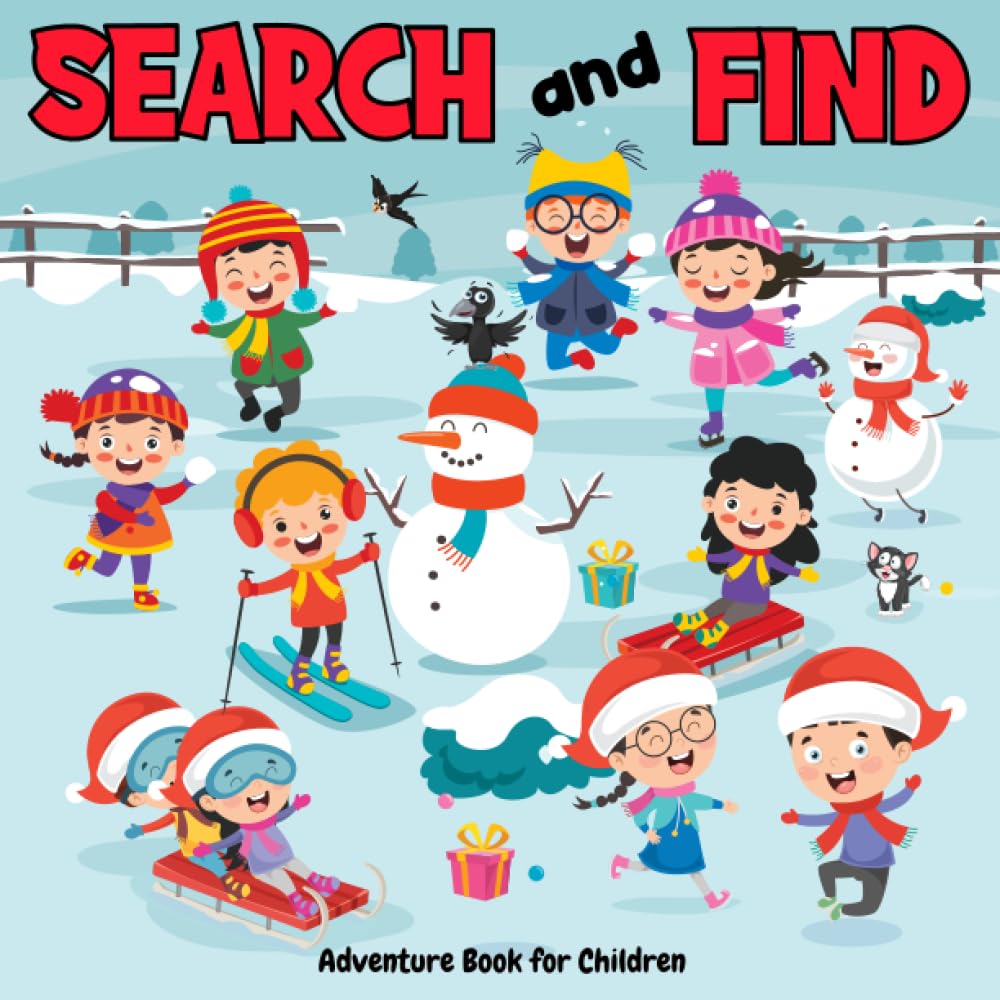 Search and Find Adventure Book for Children: Seek and Find Activity ...