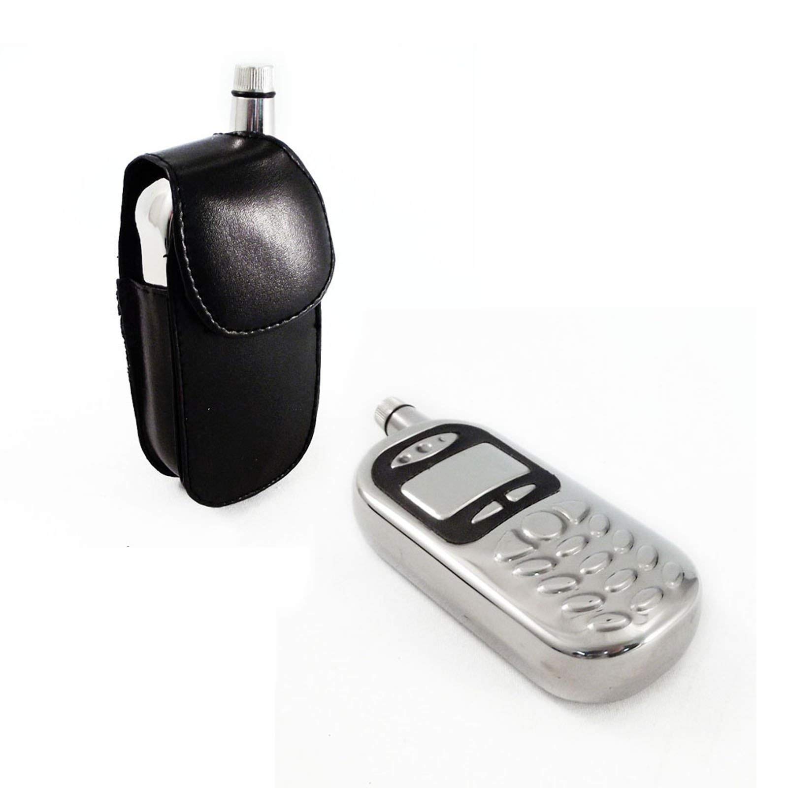 Amazon.com: Hidden 4oz Cell Phone Liquor Flask with Belt Case - 4 Pack ...