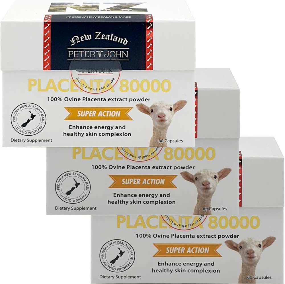 Amazon.com: Ovine Placenta 80000 60Capsules Made in New Zealand Sheep ...