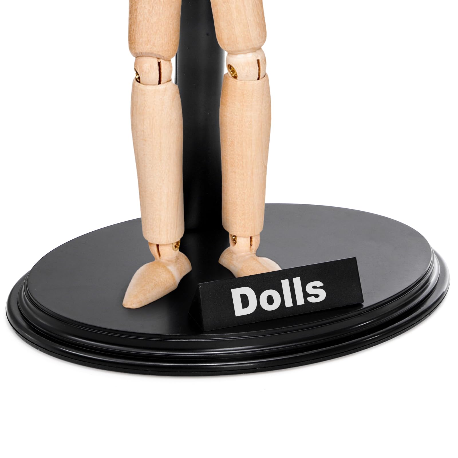 Snapklik.com : 5 Pack Action Figure Stands, Black Doll Holder Stand, 1/ ...