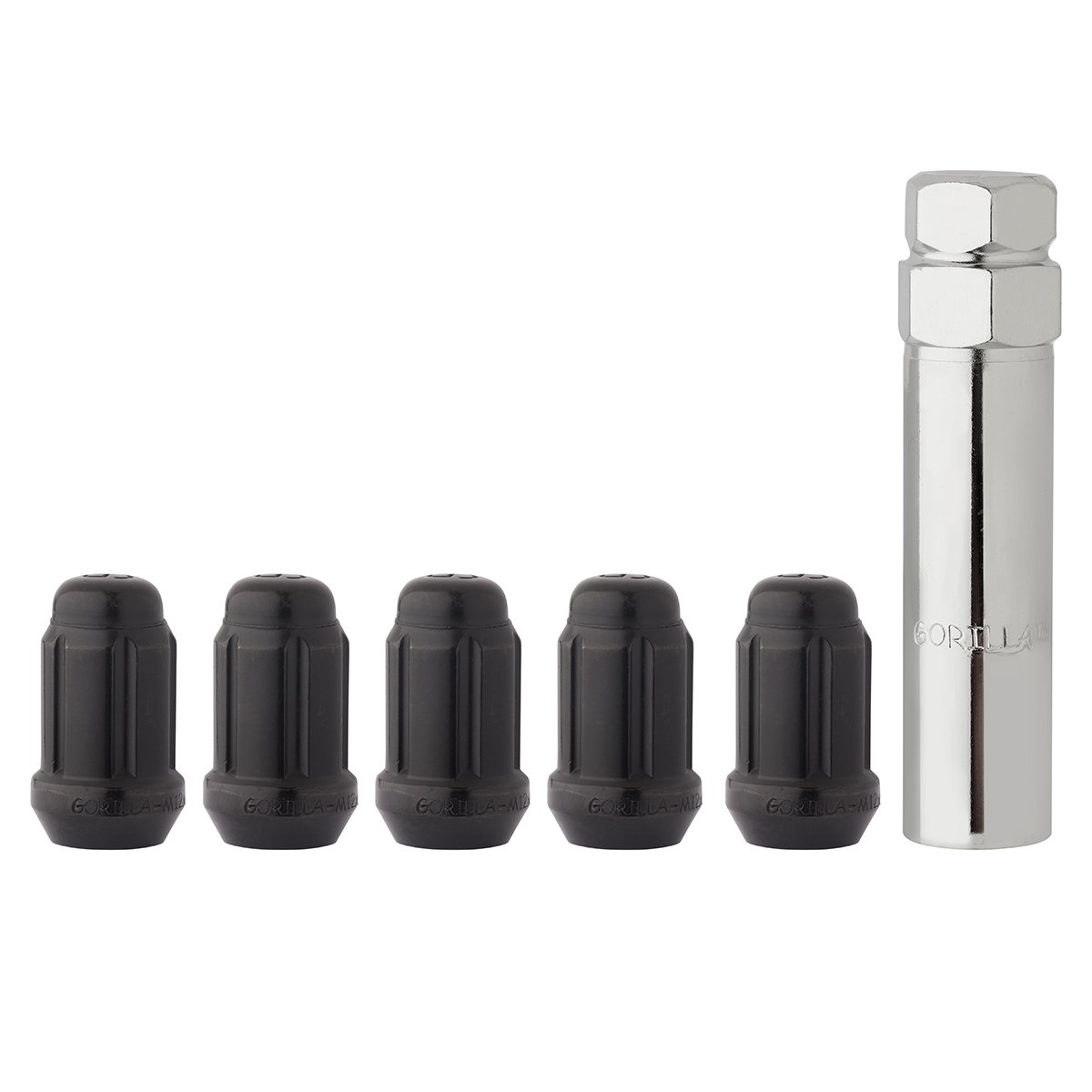 Amazon.com: DPAccessories 5 Black Spline Drive/Tuner Locking Lug Nuts ...