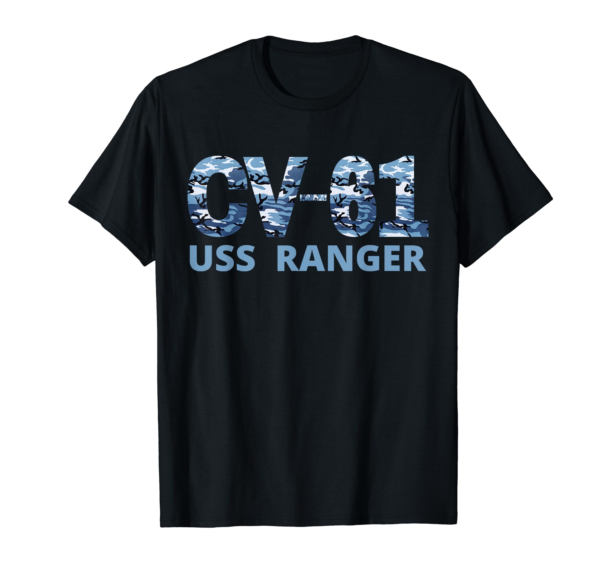 Amazon.com: USS Ranger CV-61 Aircraft Carrier USS Ranger T-Shirt ...