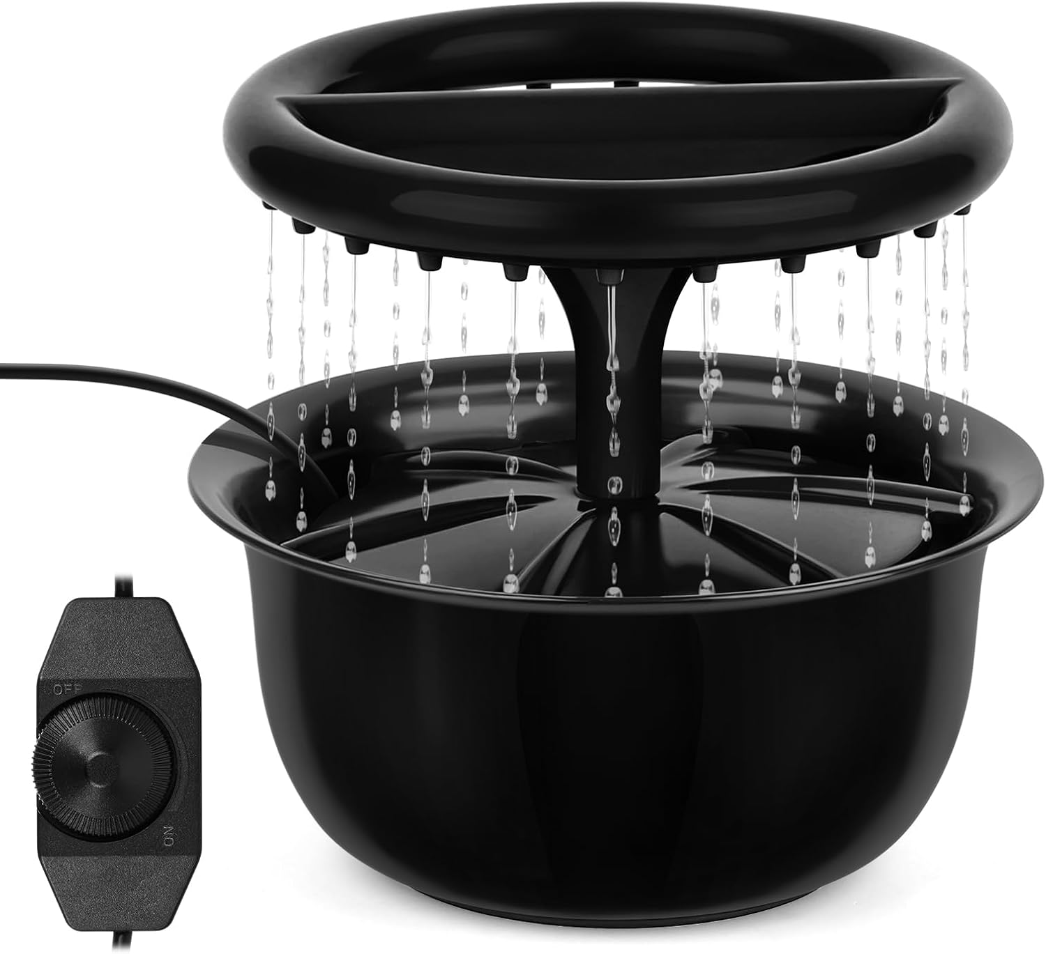 Amazon.com: Tabletop Fountains Indoor, Rain Sounds for Sleeping or ...