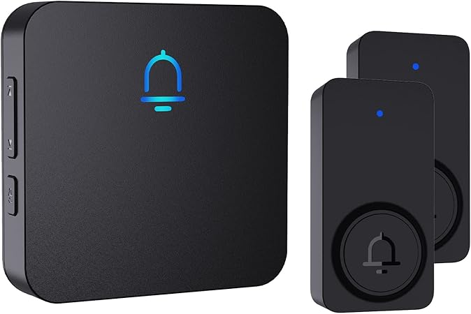 SECRUI Doorbell, 2 Button Wireless Doorbell with 1000ft Range ...