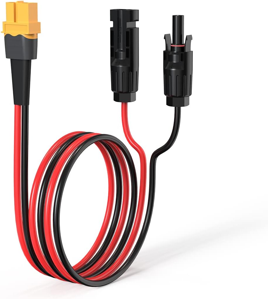 Amazon.com: ELFCULB 10AWG 2FT XT60 Solar Cable 2 10 25 35 50 75 100FT ...