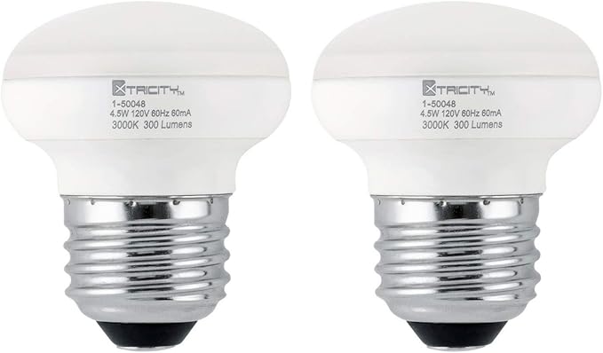R14 LED Light Bulb, 4.5w (40w Equivalent), Dimmable, 300 Lumens, 3000k ...