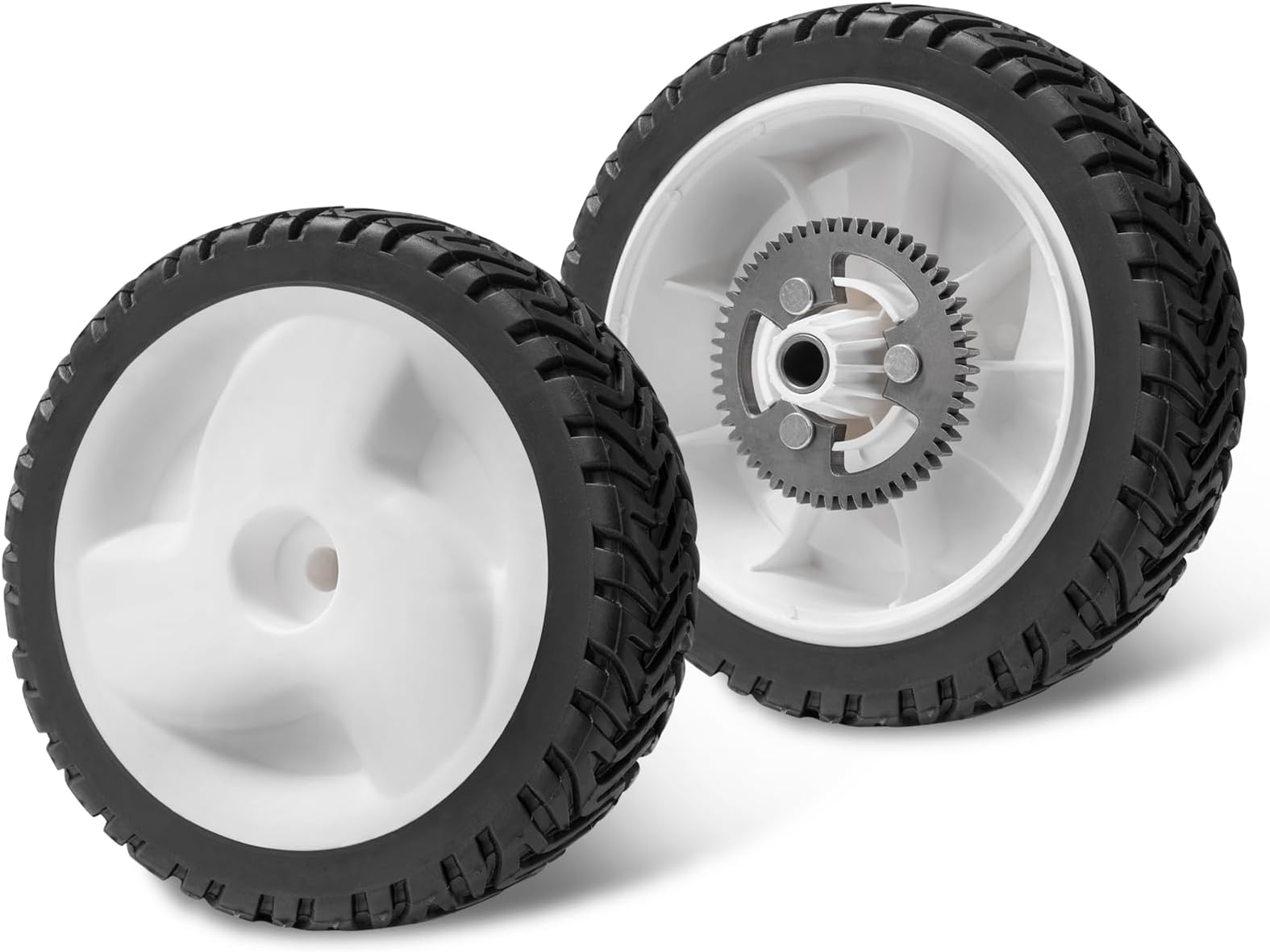 Amazon.com : 2 Pack 8"X2" Wheel Gear Assembly Rear Wheel Drive Recycler ...