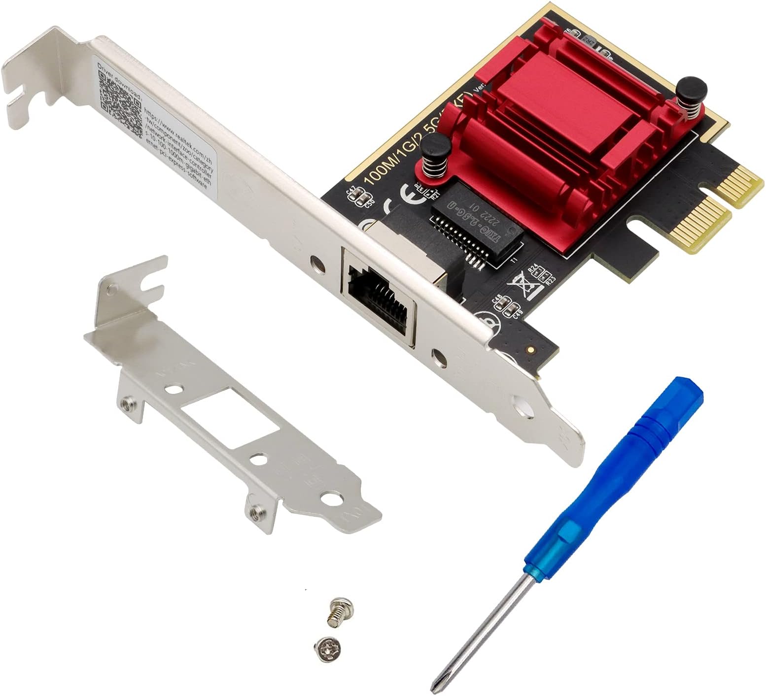 Amazon.com: 2.5Gb Network Card PCIe Ethernet Card RTL8125 NIC Wake on ...