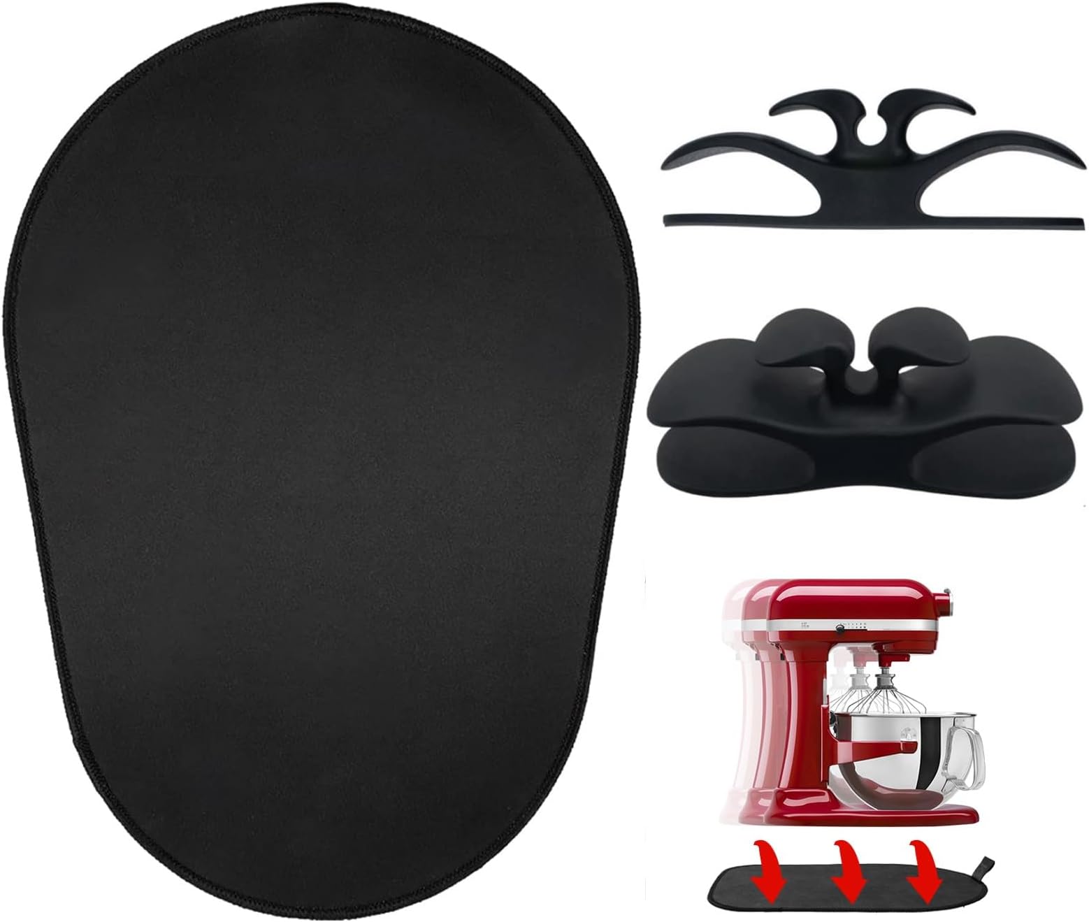 Amazon.com: Sliding Mat for Kitchenaid Mixer, Mover Mat Pad for 5-8Qt ...