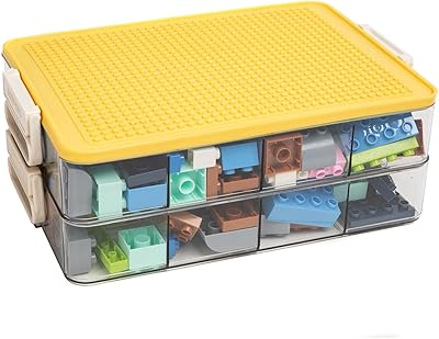 Amazon.com: Toys Storage Organizer Box for Lego, Toy Storage Box with ...