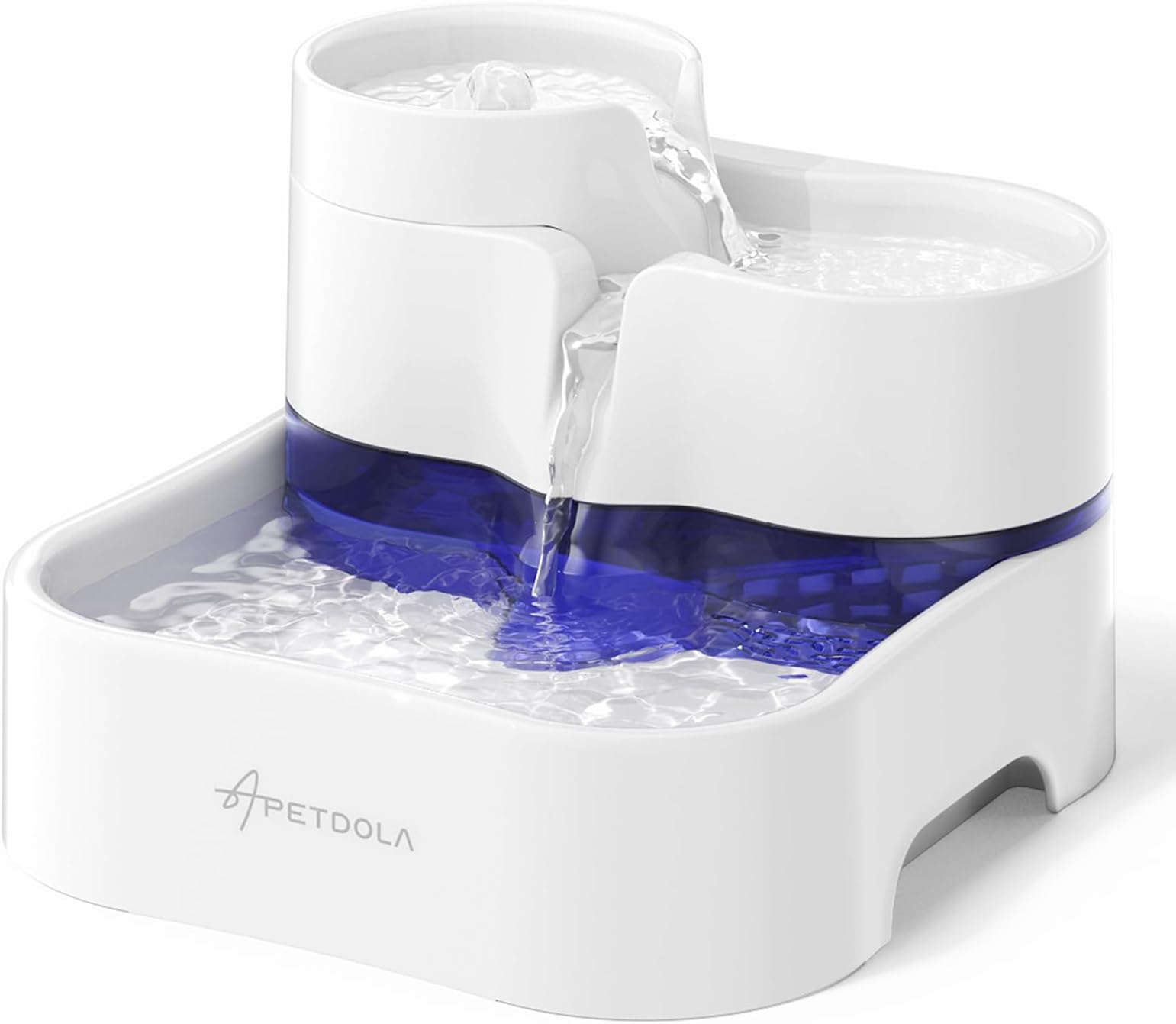 Amazon | APD APETDOLA 猫 自動給水器 ワイヤレスポンプ 水飲み器 大容量3L 静音 自動循環式 三つの水飲み皿 人間も ...